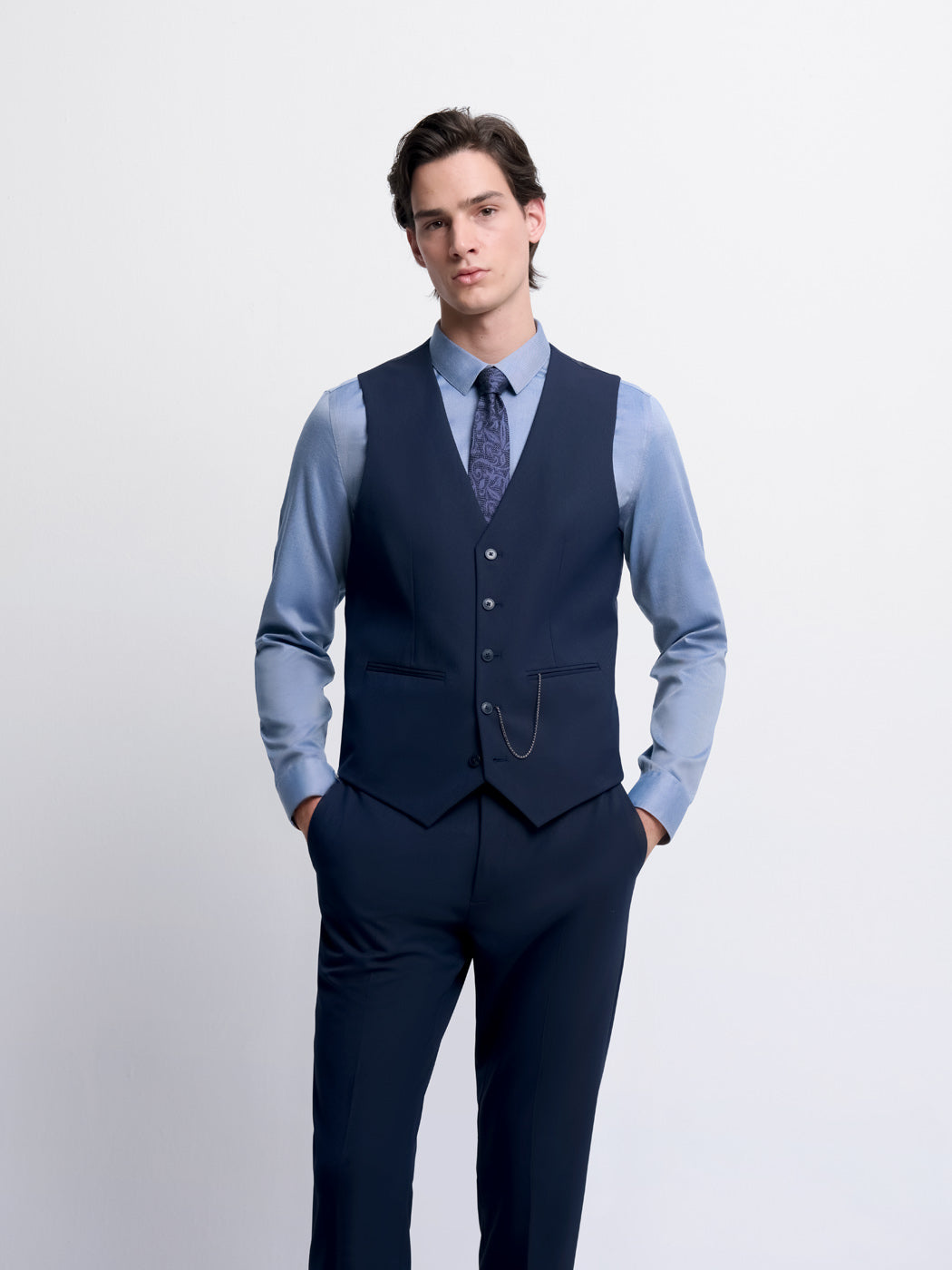 Gilet de costume bistretch